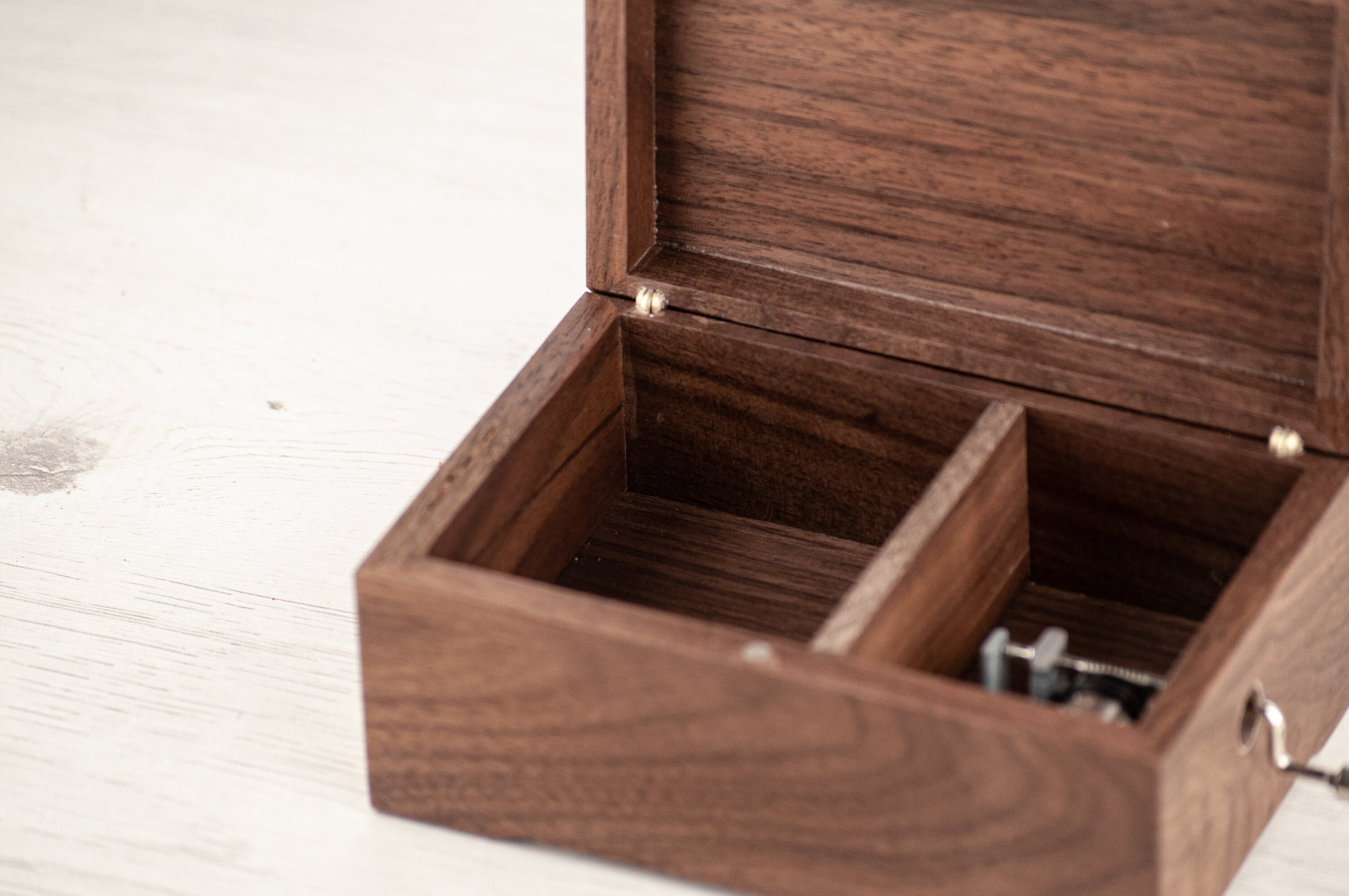 Music Box Customized With Names and Date Nature Inspired - Etsy