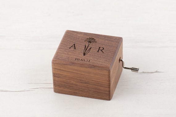Personalized Music Box Custom Anniversary Gift 50 Tunes - Etsy