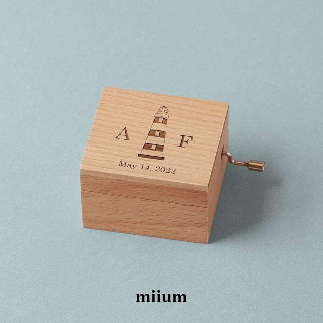 Lighthouse Music Box | Miium Brand | Custom Song | Custom Design ...