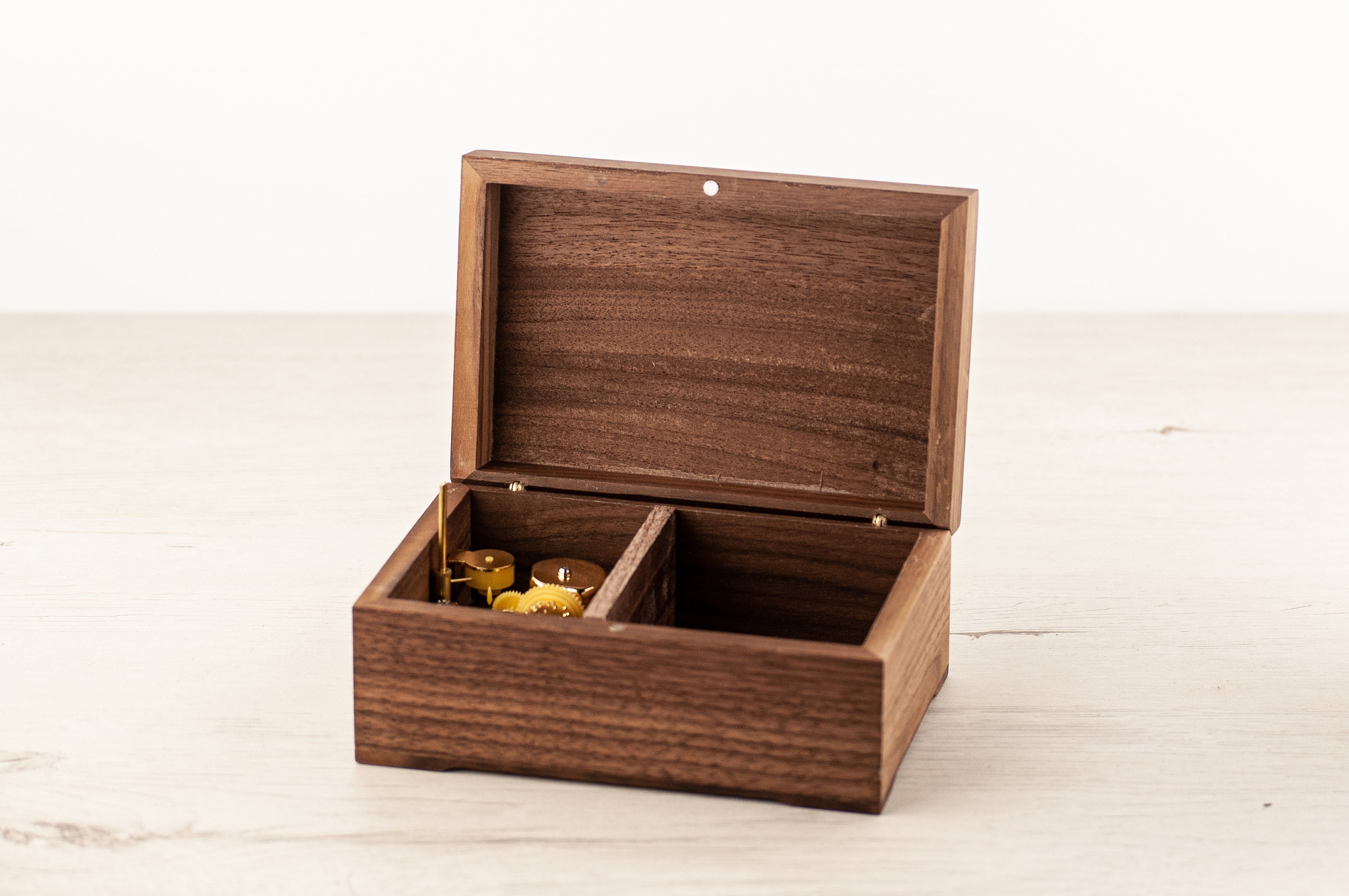 Music Box Customized With Names and Date Nature Inspired - Etsy