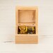 Natural Wooden Music Box With Your Own Song of the List and ...