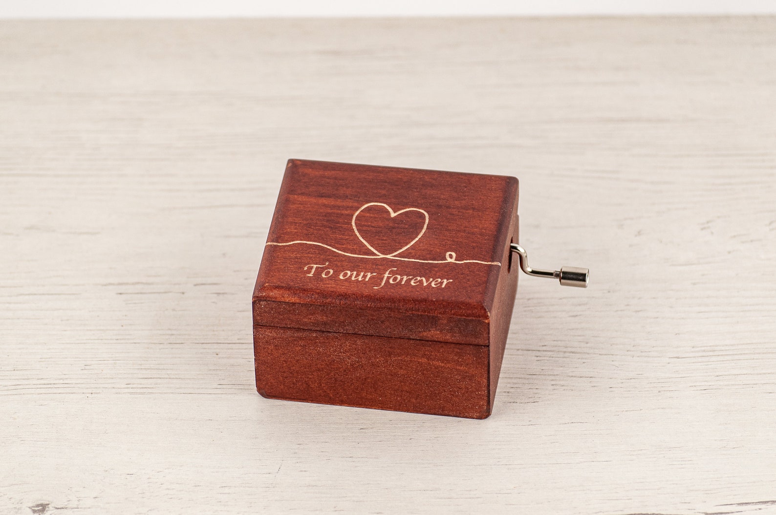 Custom Music Box With Heart Fine Engraved Music Box 60 - Etsy