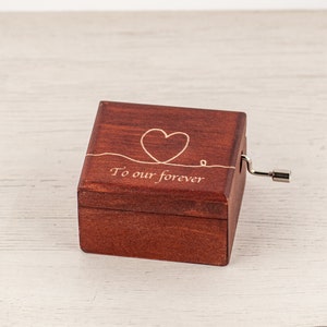 Custom Music Box With Heart Fine Engraved Music Box 60 - Etsy