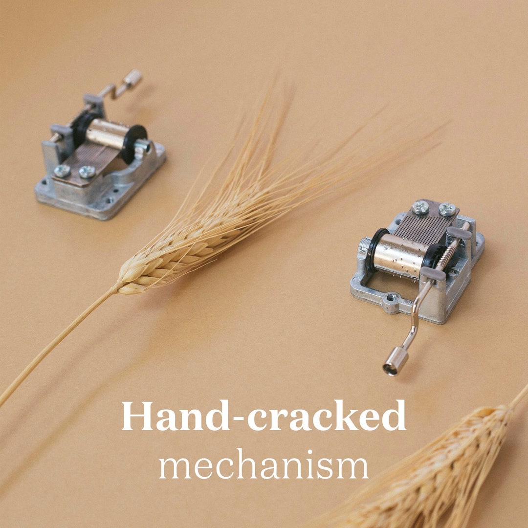 Music Box Mechanism | Hand Cranked 18 Notes and Cylinder Mechanism ...