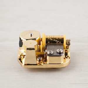 Wind up Music Box Mechanism | Automatic Golden 18 Notes Movement ...