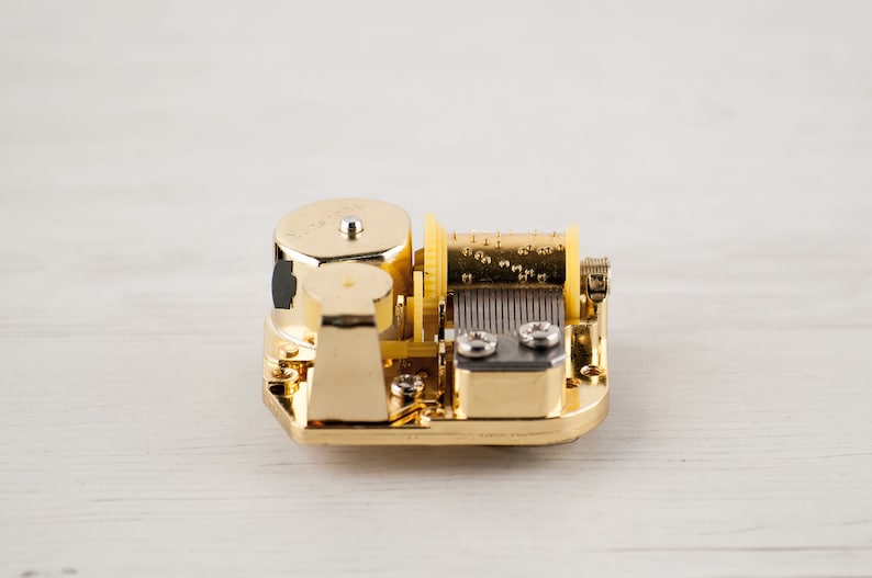 Wind up Music Box Mechanism | Automatic Golden 18 Notes Movement ...