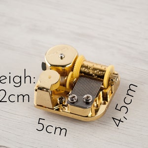 Wind up Music Box Mechanism | Automatic Golden 18 Notes Movement ...