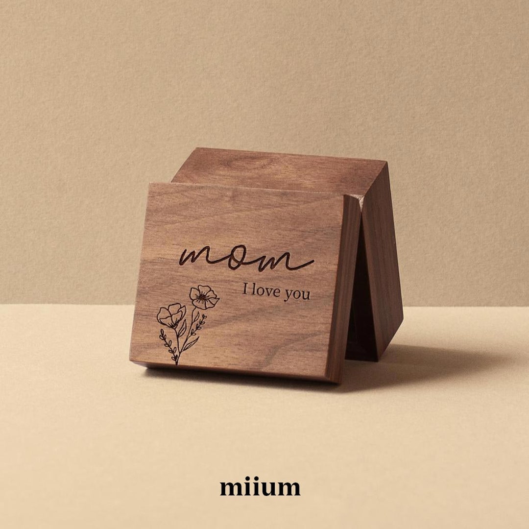 Congratulations Custom Mom Music Box | Mother's Day Gift | Crank and ...