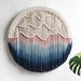 Round Wall Art Circular Wall Decor Handmade by Fiber Artist | Etsy