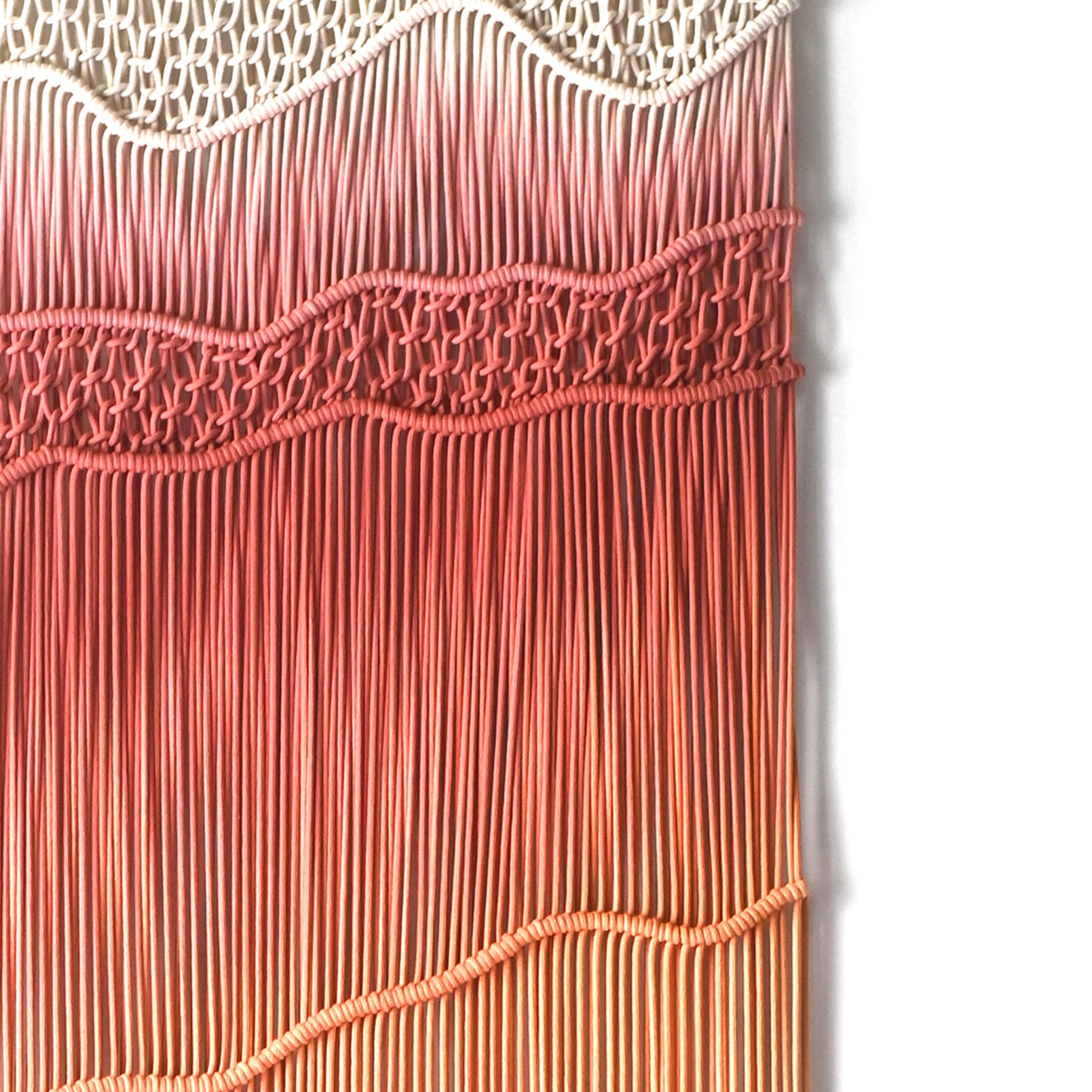 Unique Textile Art Tall Wall Hanging Statement Canvas LISA - Etsy