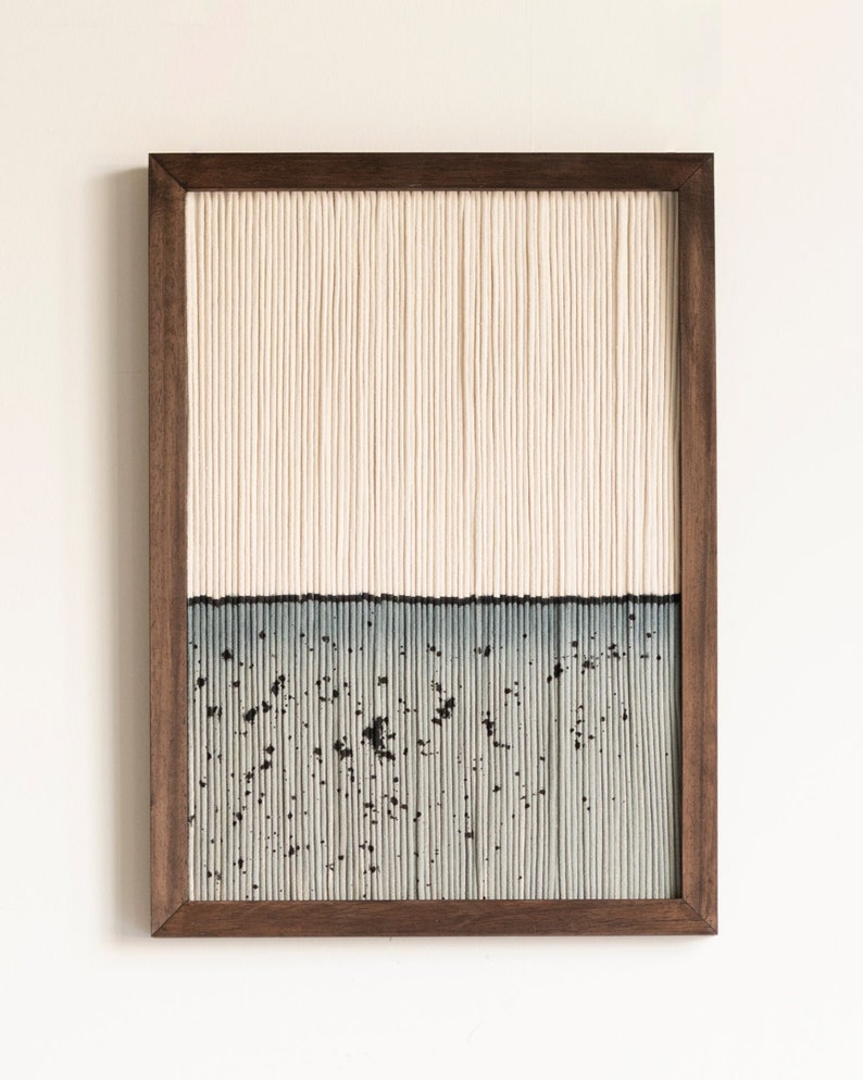 Minimalistic Framed Fiber Art From My New FRAMED Collection - COASTLINE ...