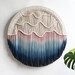 Round Wall Art , Circular Wall Decor, Handmade by Fiber Artist Rianne ...