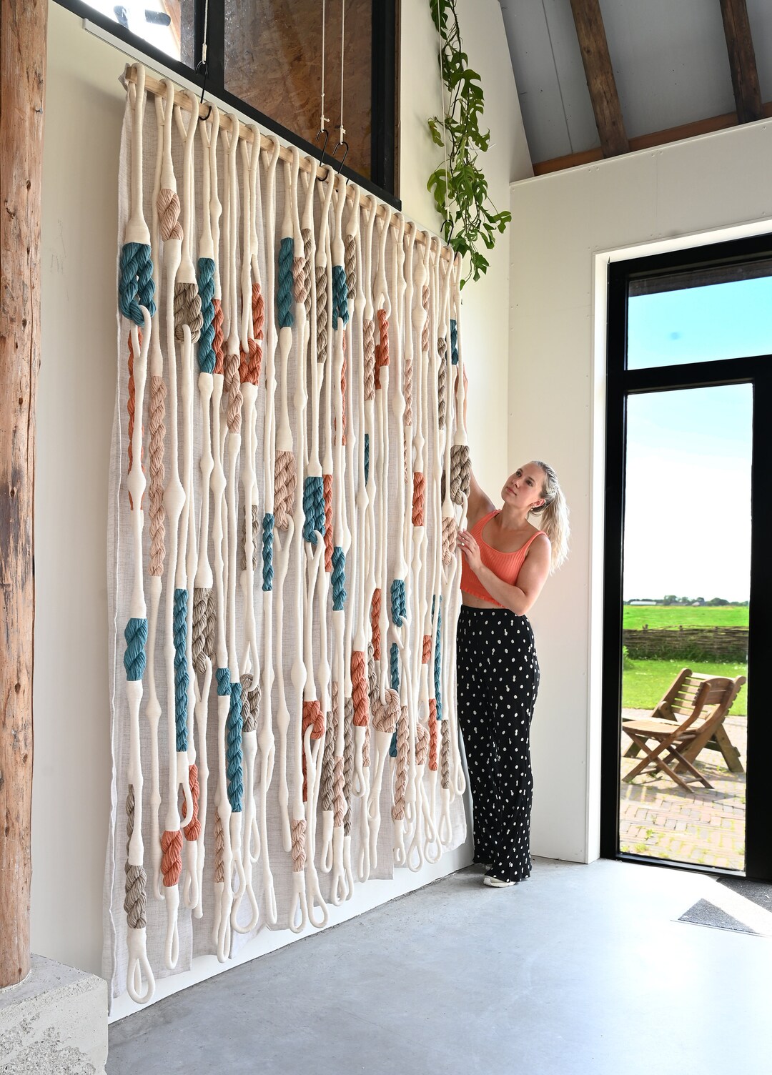 Statement Piece! - Contemporary Textile Art - Wall Art Tapestry - 'LANA ...