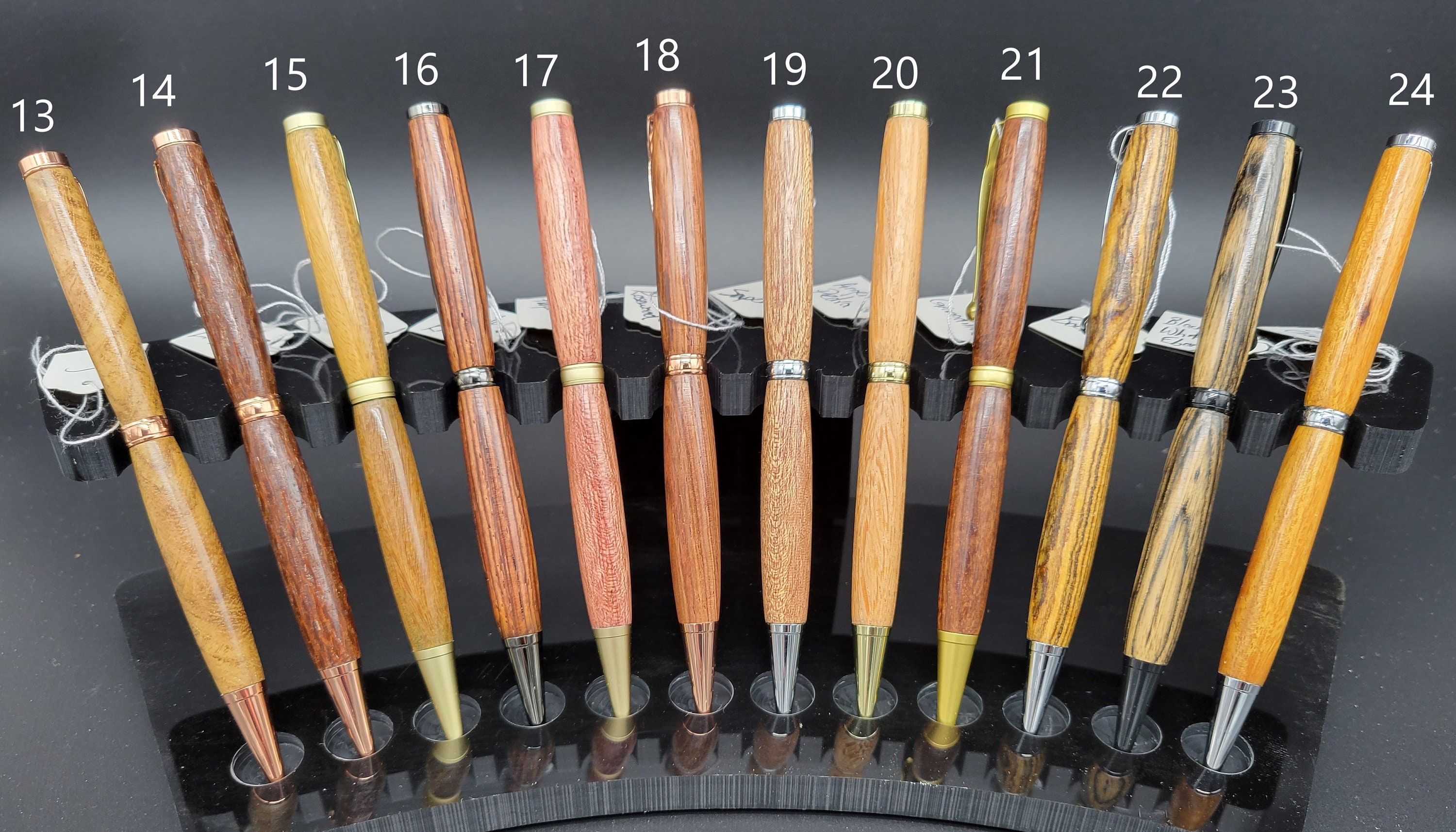 Real Wood Pens Exotic and Domestic Woods Whiskey and Wine - Etsy