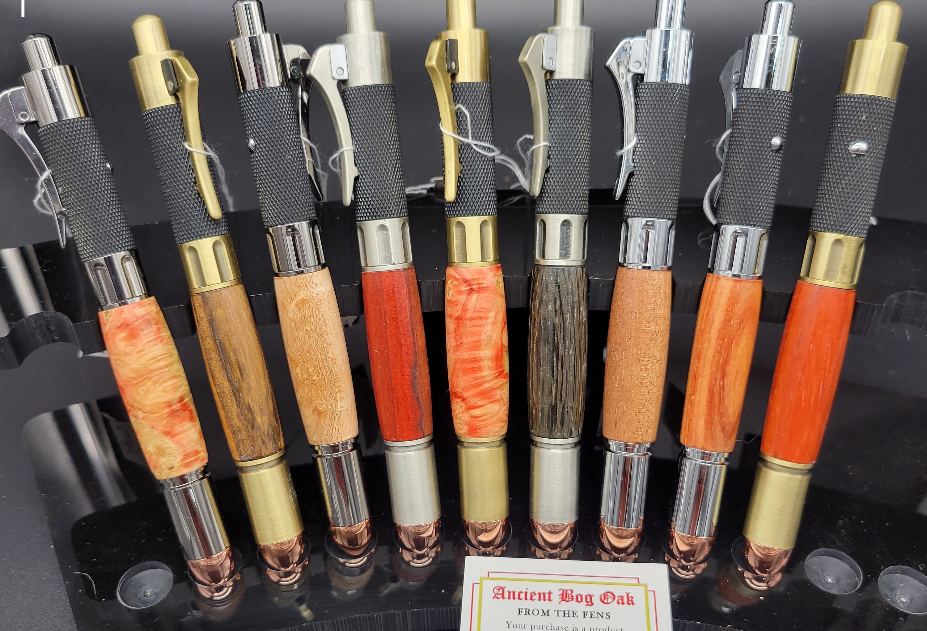Handmade Refillable Revolver Pens From Exotic Wood - Etsy
