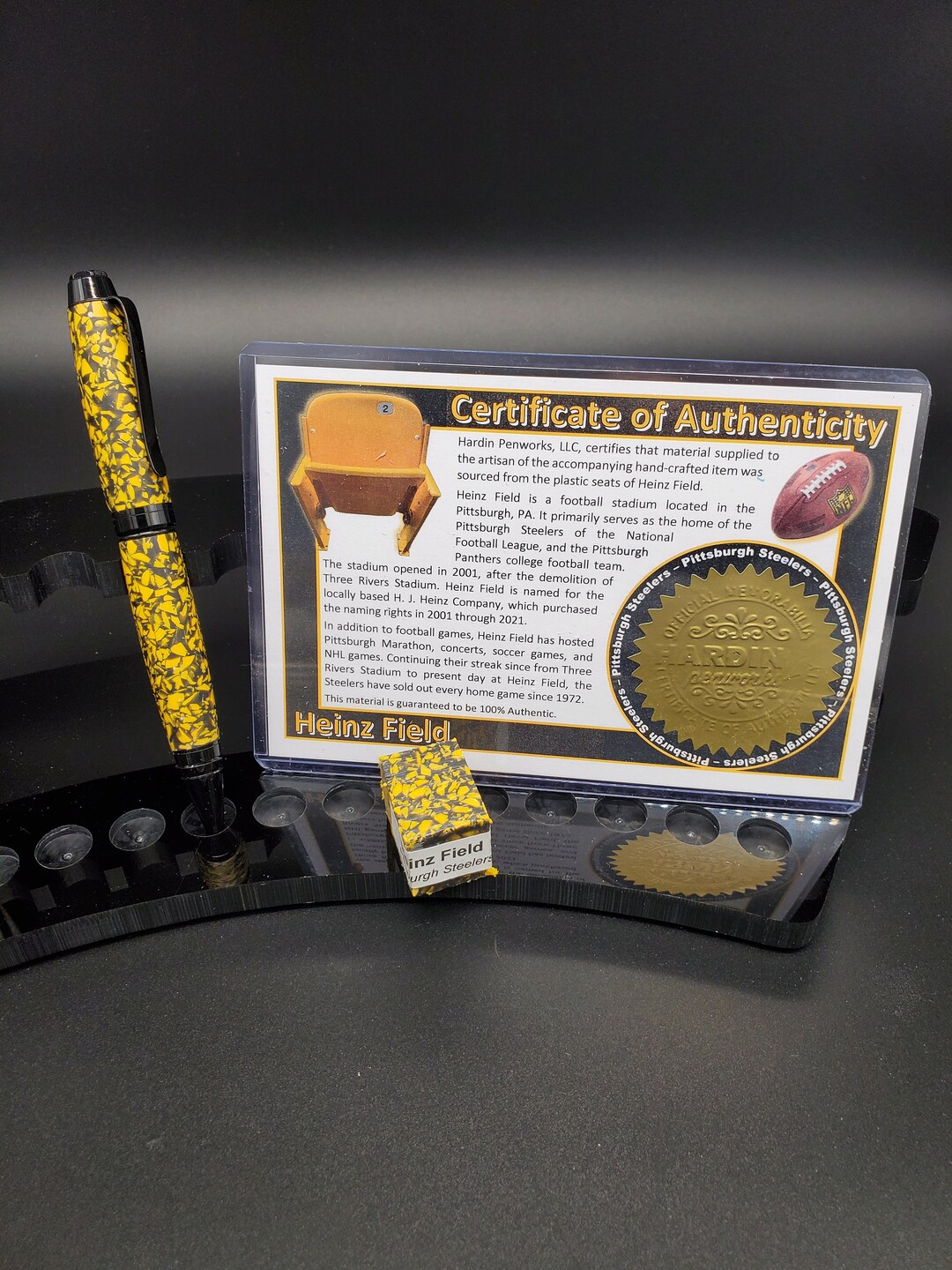 Handmade Pittsburgh Steeler Pen From Heinz Field - Etsy