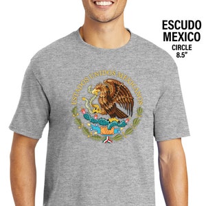 Escudo Mexico Color - Heat Transfer 8.5" Pack of 2 - Etsy