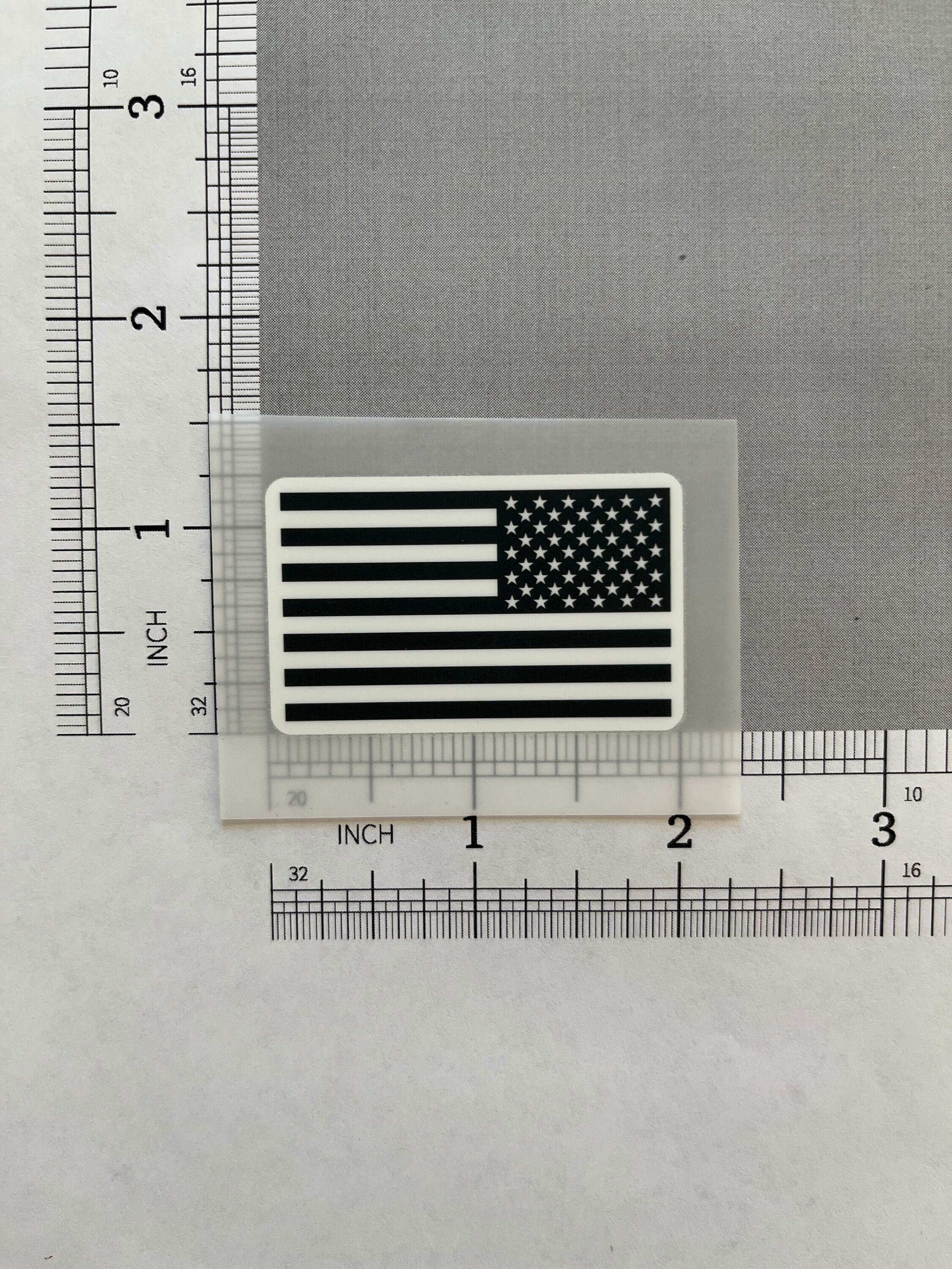 USA MINI FLAG Heat Transfer pack of 5 2x1.25 Inches Uniform - Etsy