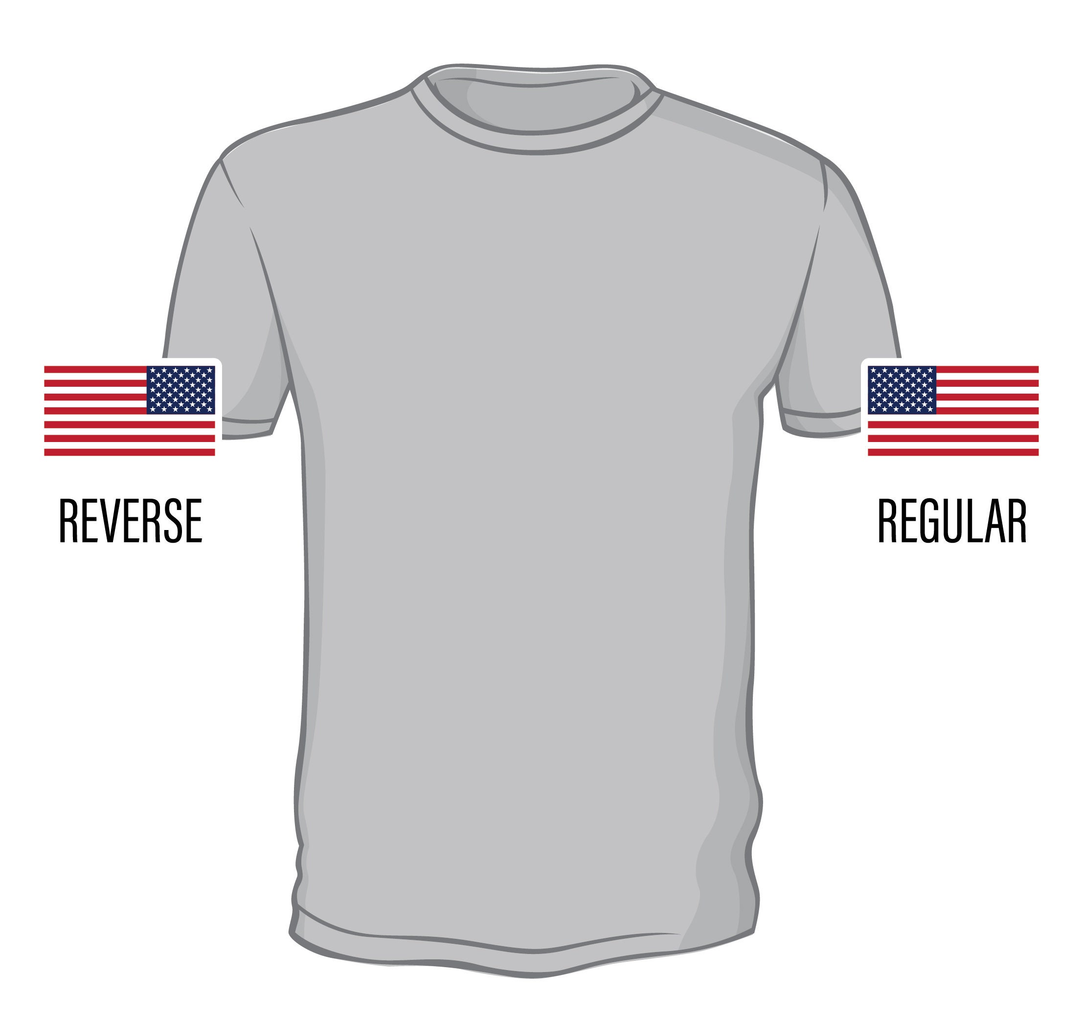 USA MINI FLAG Heat Transfer (pack of 5), 2x1.25" Uniform Flags, Shirts ...