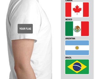 Mexican Flag Heat Transfer pack of 5, Uniform Flags, Shirts, Jerseys - Etsy