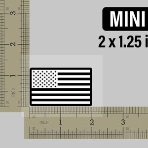 USA Flag Inverse Black Heat Transfer (pack of 5), Uniforms - Etsy