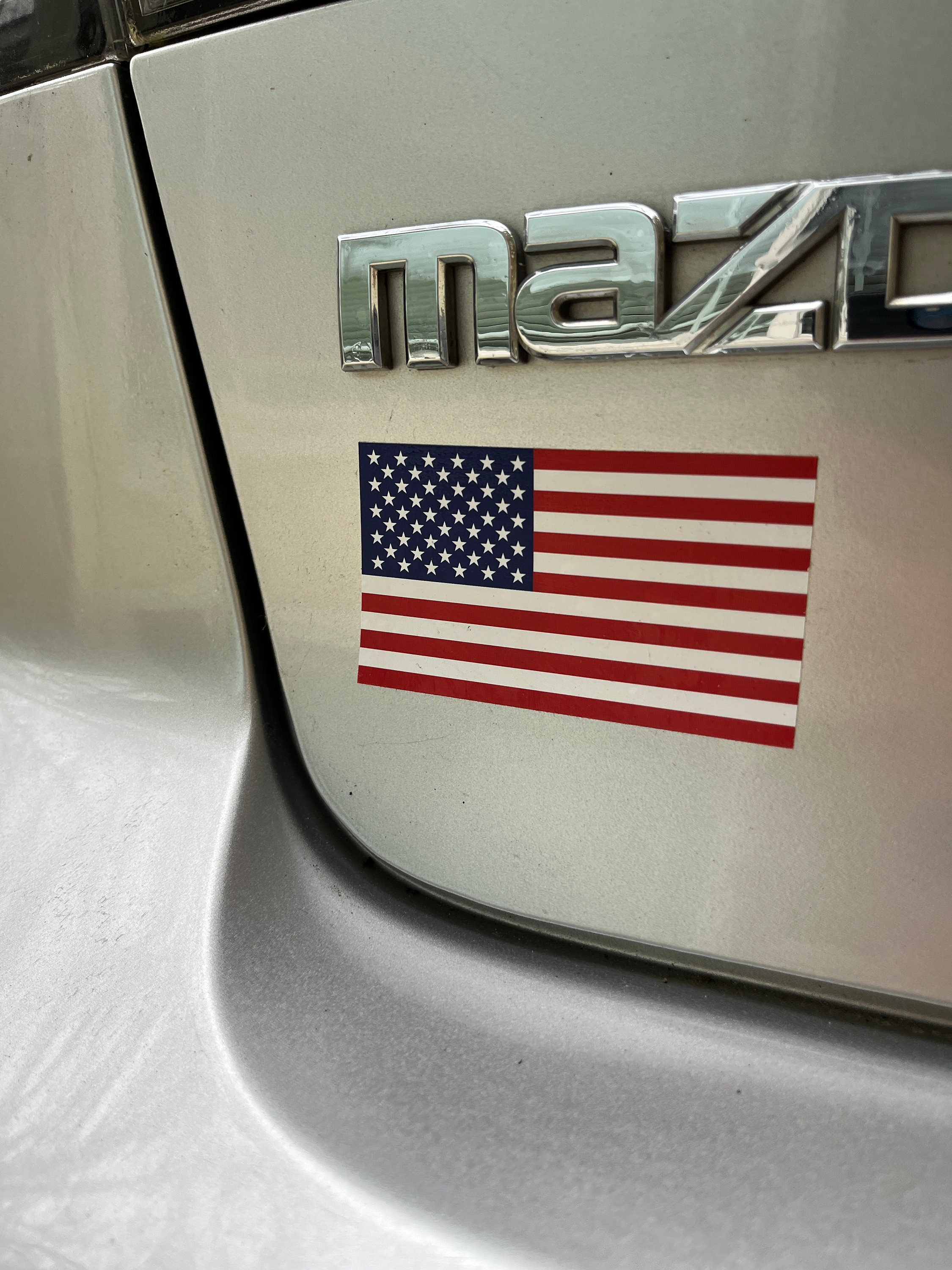 US Flag Vinyl Sticker 3.5x2 Inches pack of 5 - Etsy