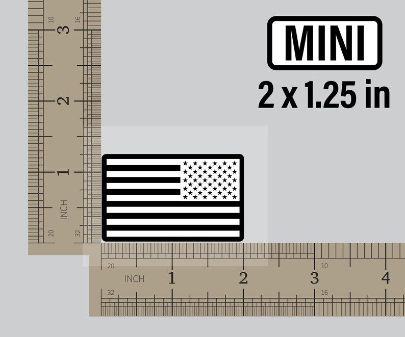 USA Flag Inverse Black Heat Transfer pack of 5 Uniforms - Etsy