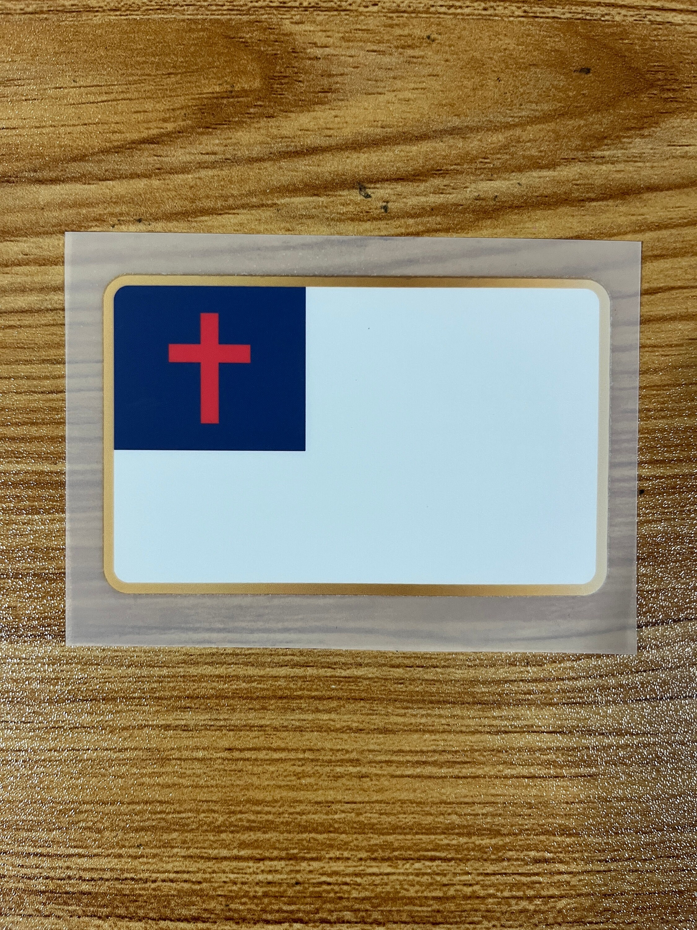Christian Flag Heat Transfer pack of 5 3.25x2 Uniform - Etsy