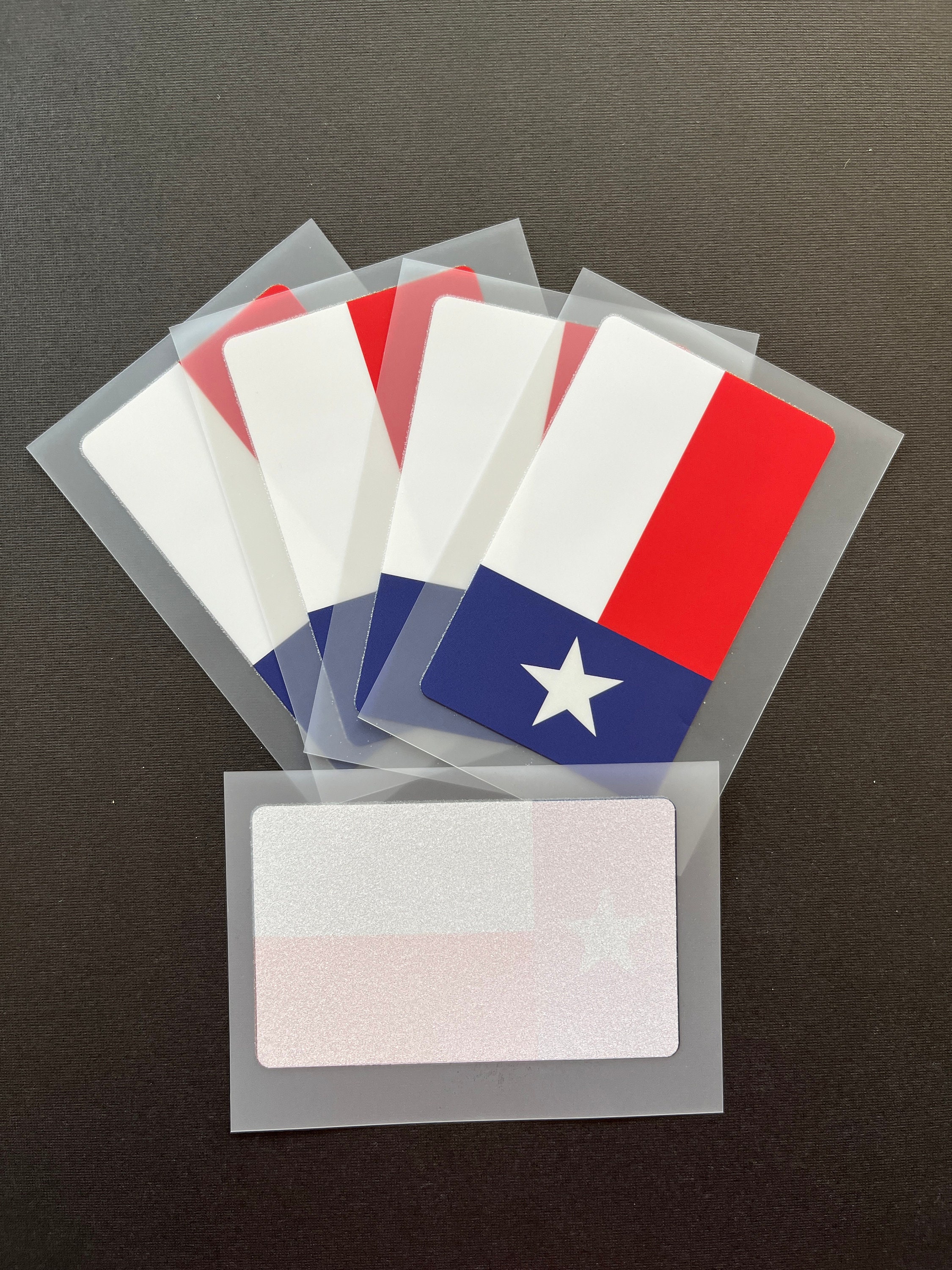 Texas Flag Heat Transfer pack of 5, for Uniforms, Shirts, 2 Sizes - Etsy