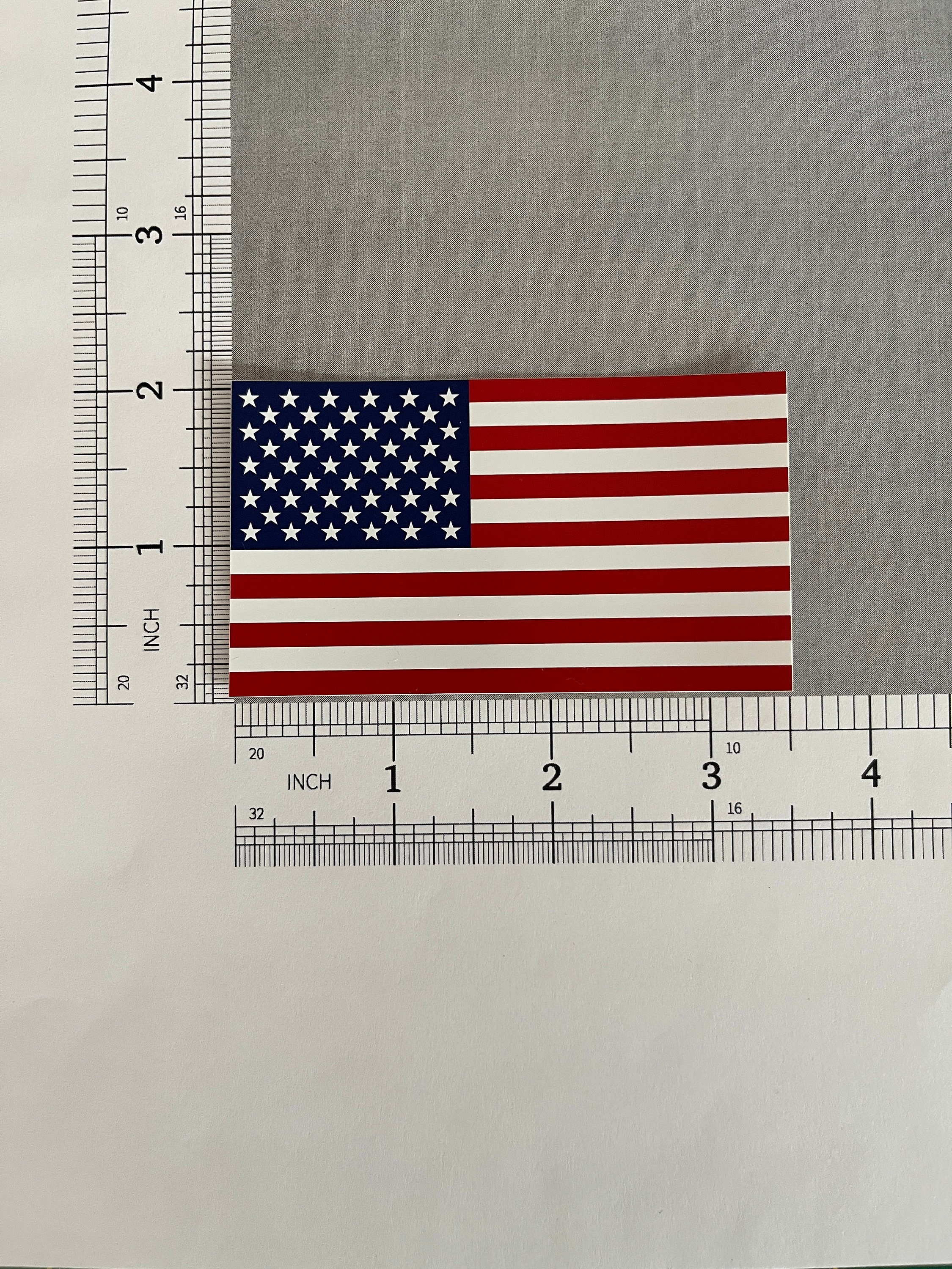US Flag Vinyl Sticker 3.5x2 Inches pack of 5 - Etsy