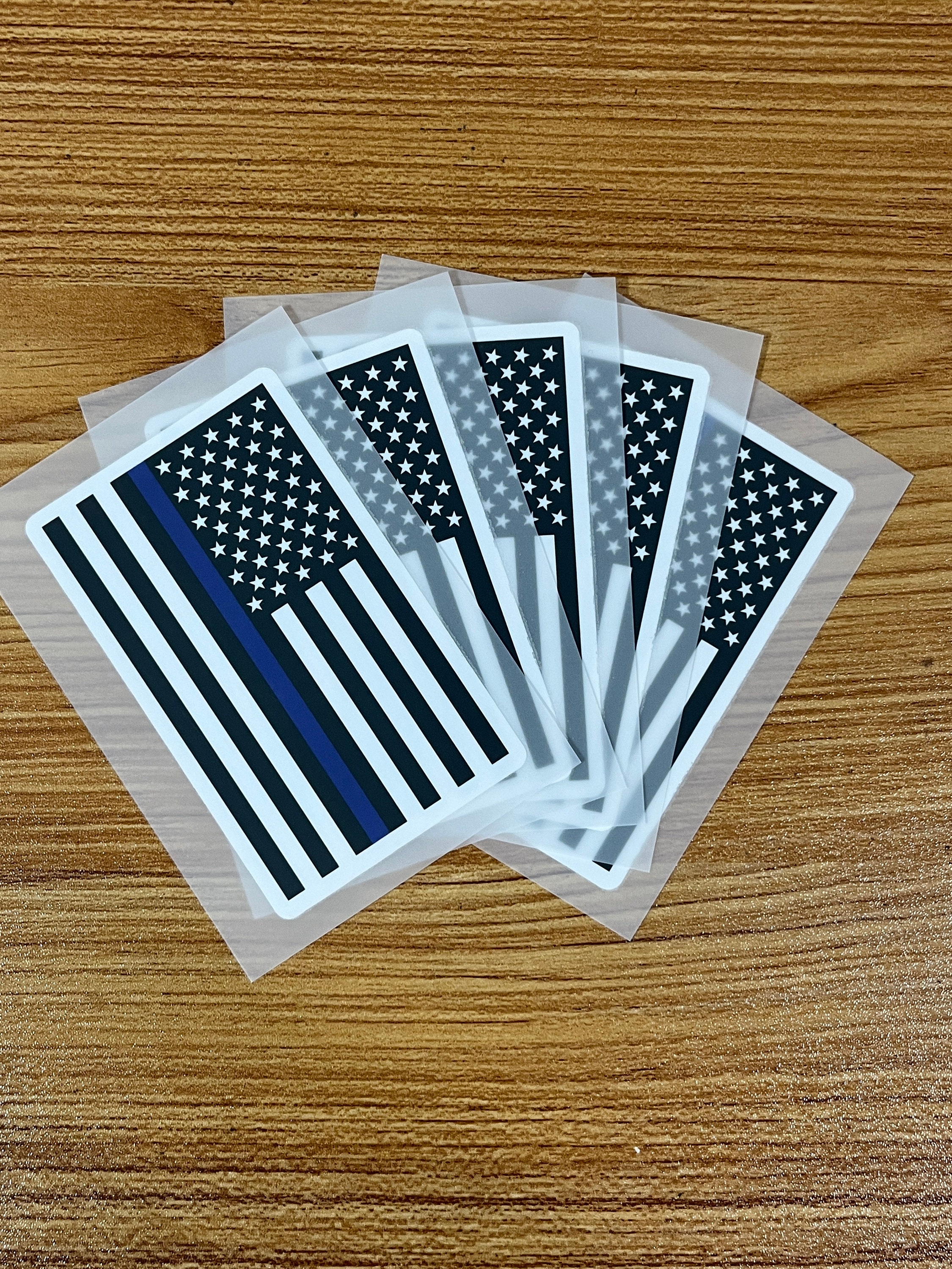 American Flag Support Heat Transfer pack of 5, 3.25x2 Uniform, Shirts ...
