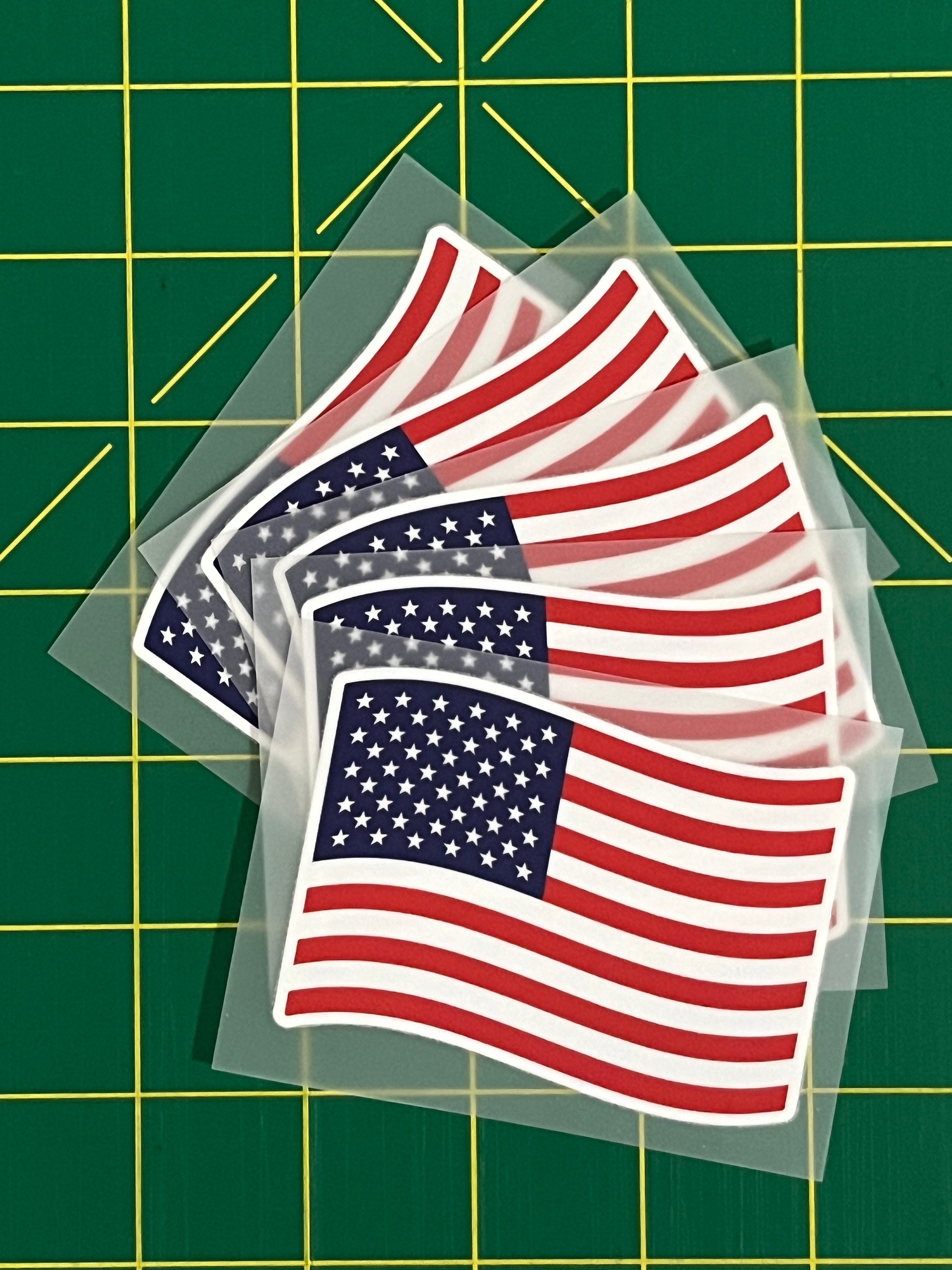 USA Wave Flag Heat Transfer pack of 5 Uniform Shirts - Etsy