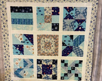 Nautical Themed Quilt. Regatta Pattern. - Etsy