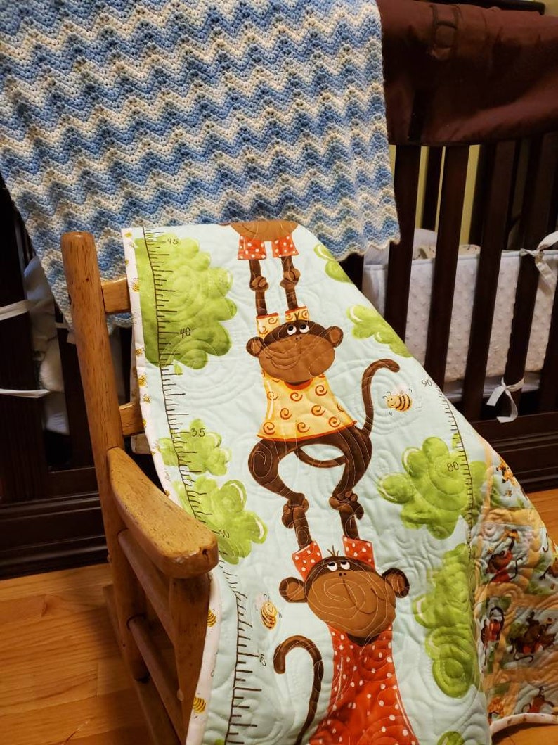 Growth Chart Monkey Characters - Etsy