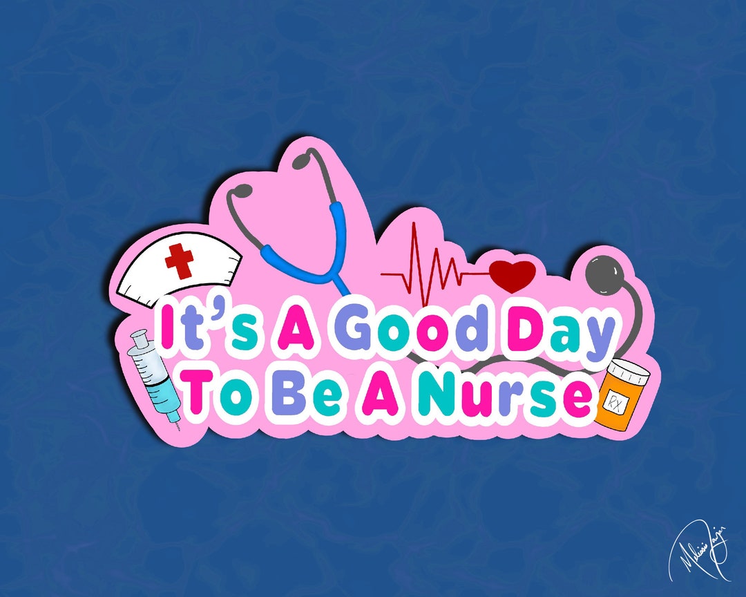 Nurse Stickers, Nursing Student, Cute Nurse Sticker, Nurse Decal ...