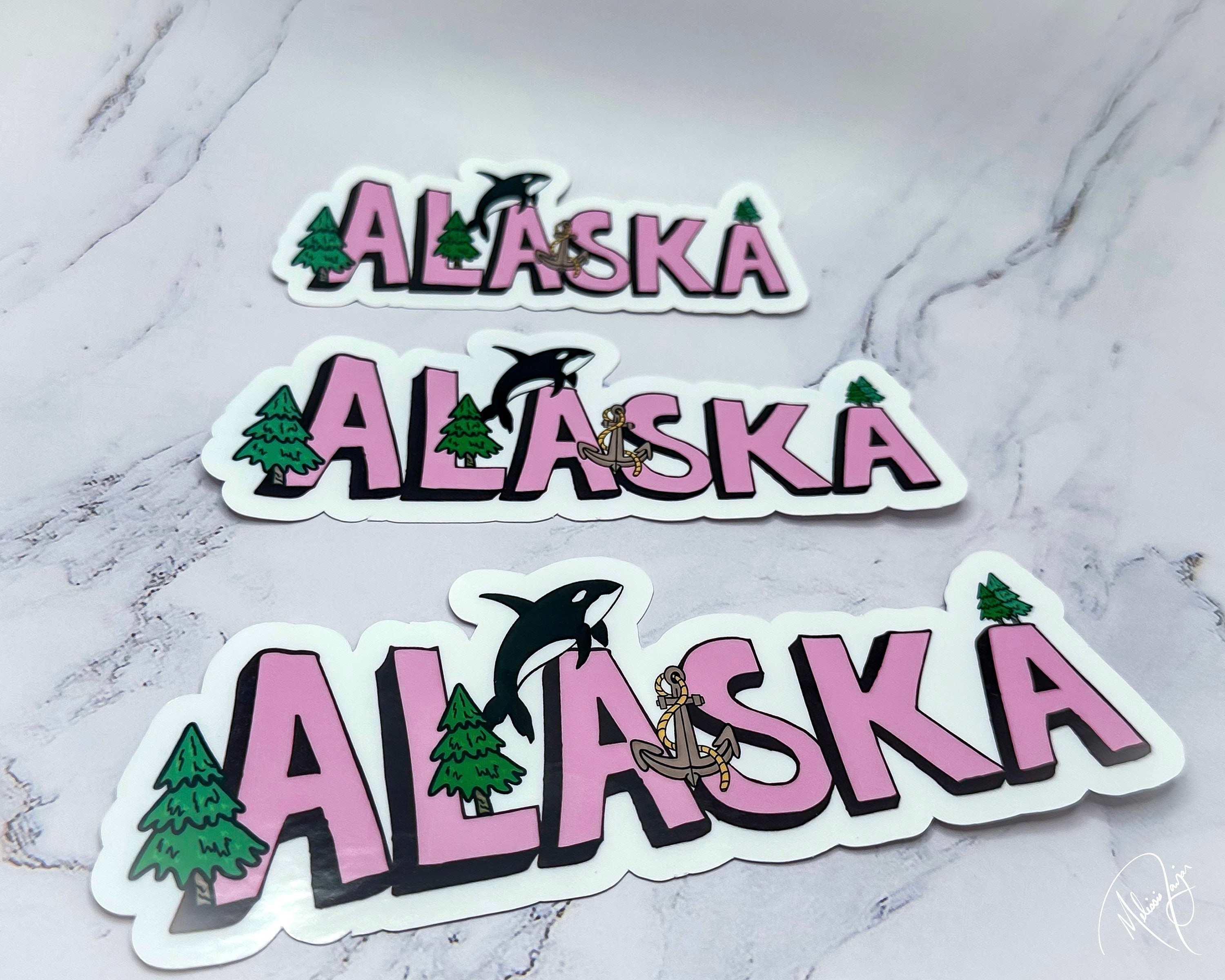 Alaska Sticker, Cute Alaska Sticker, Planner Sticker, Laptop Sticker ...