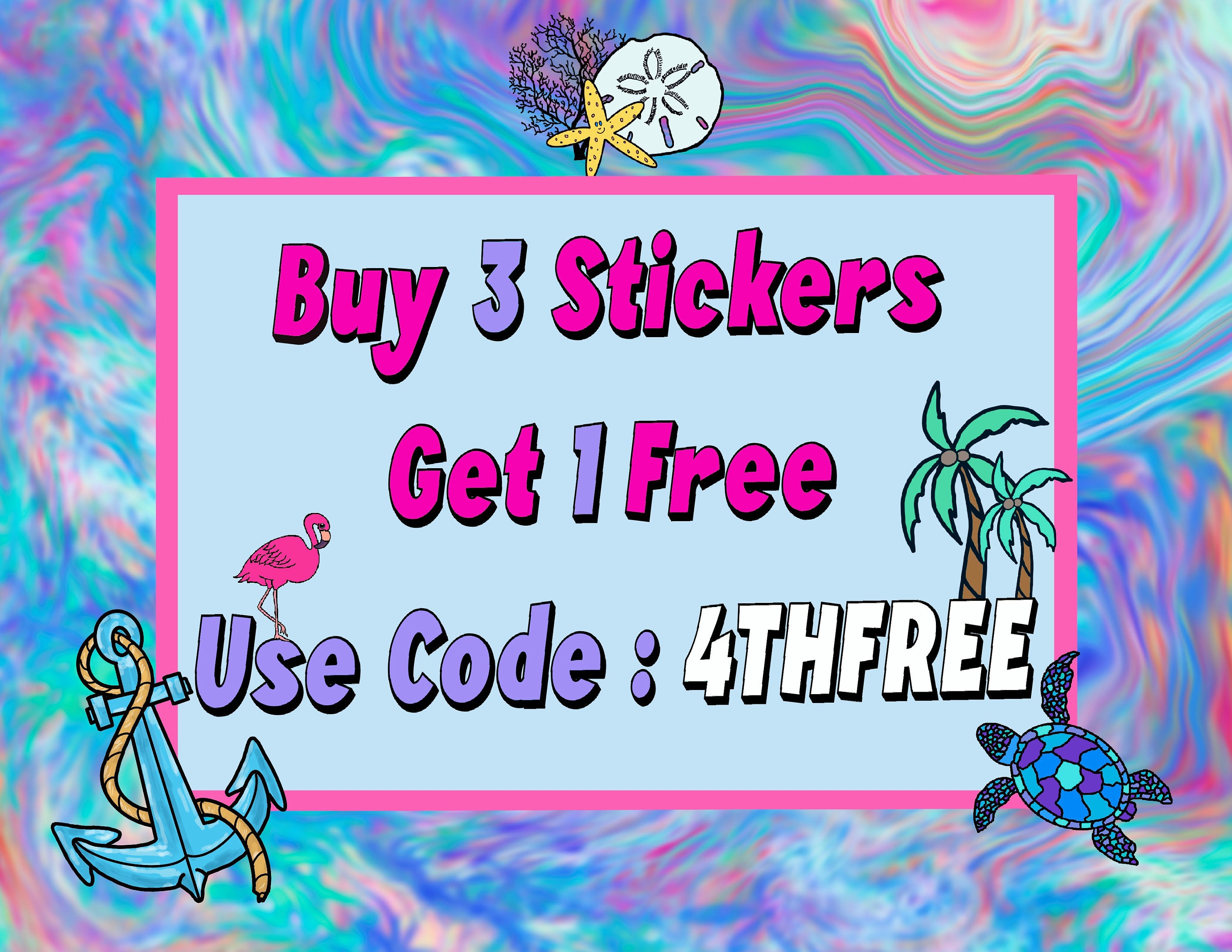 Caribbean Sticker: Tropical Vacation, Waterproof Laptop Decal - Etsy