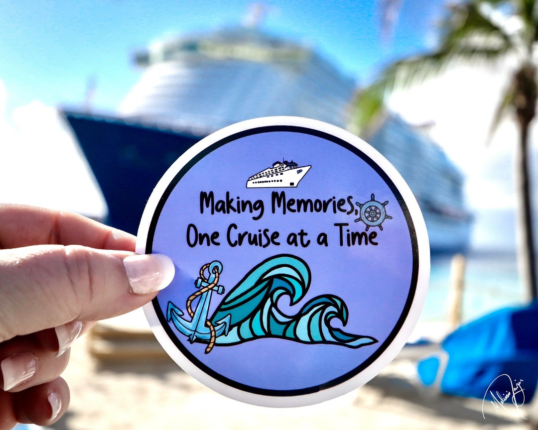 Cruise Sticker, Making Memories, Cute Sticker, Planner Sticker, Laptop ...