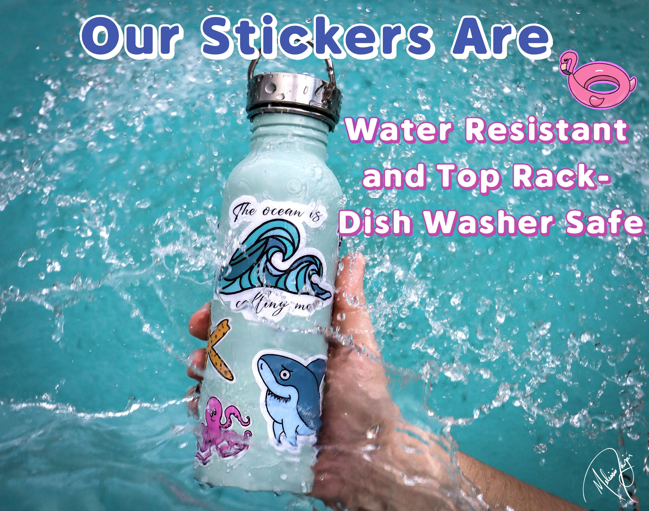 Ocean Wave Stickers, Ocean Stickers, Planner Stickers, Laptop Stickers ...