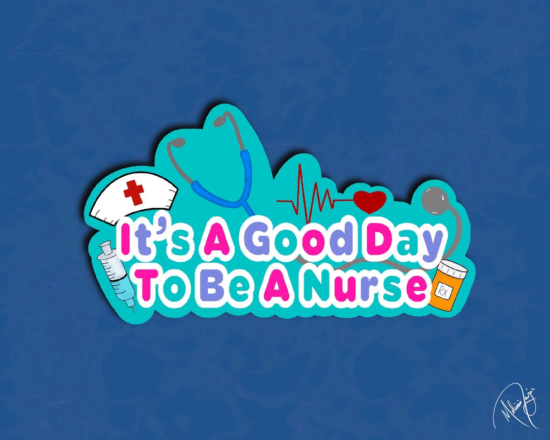 Nurse Stickers, Nursing Student, Cute Nurse Sticker, Nurse Decal ...