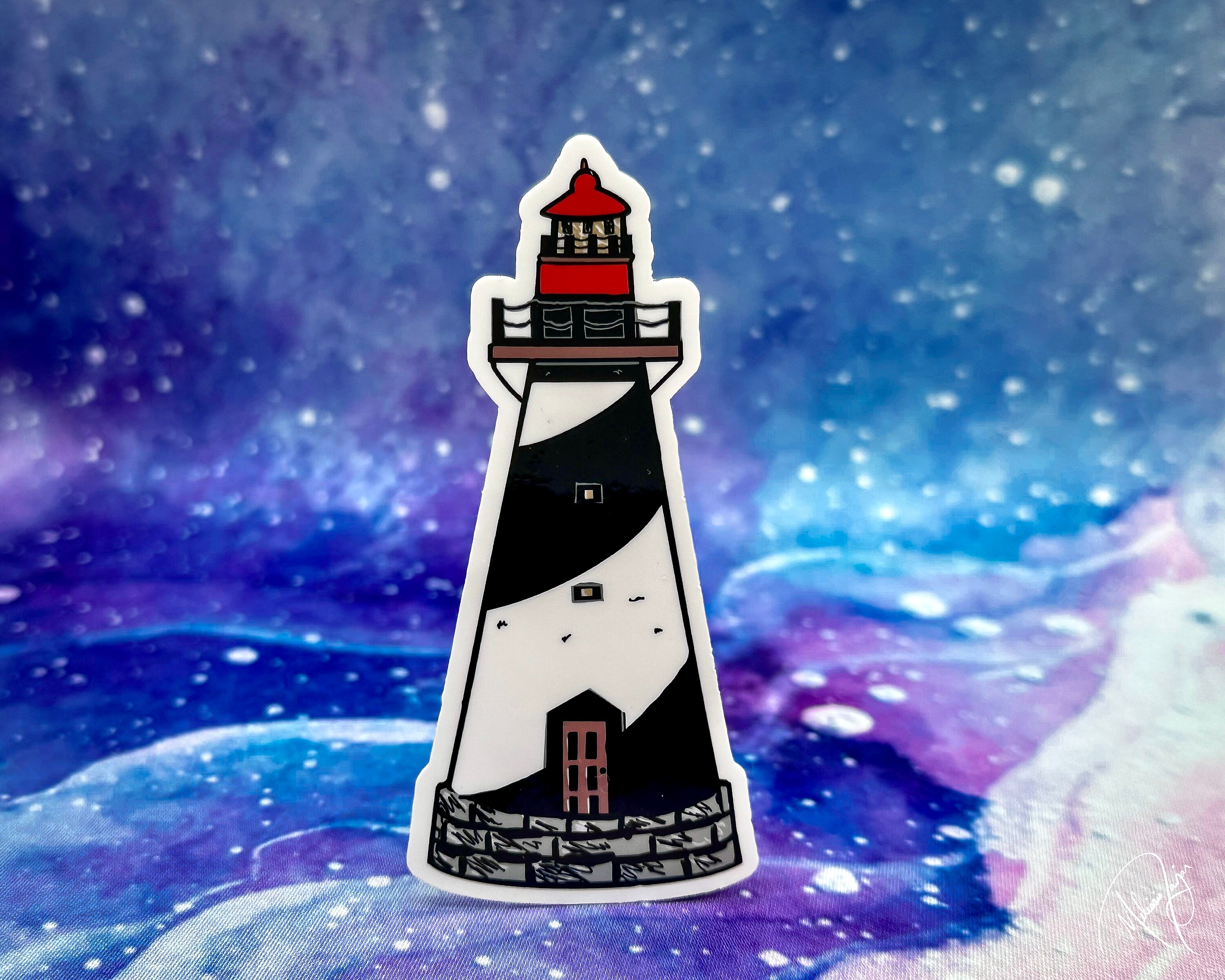 St Augustine Lighthouse Sticker, Lighthouse Fan, Coastal Sticker ...