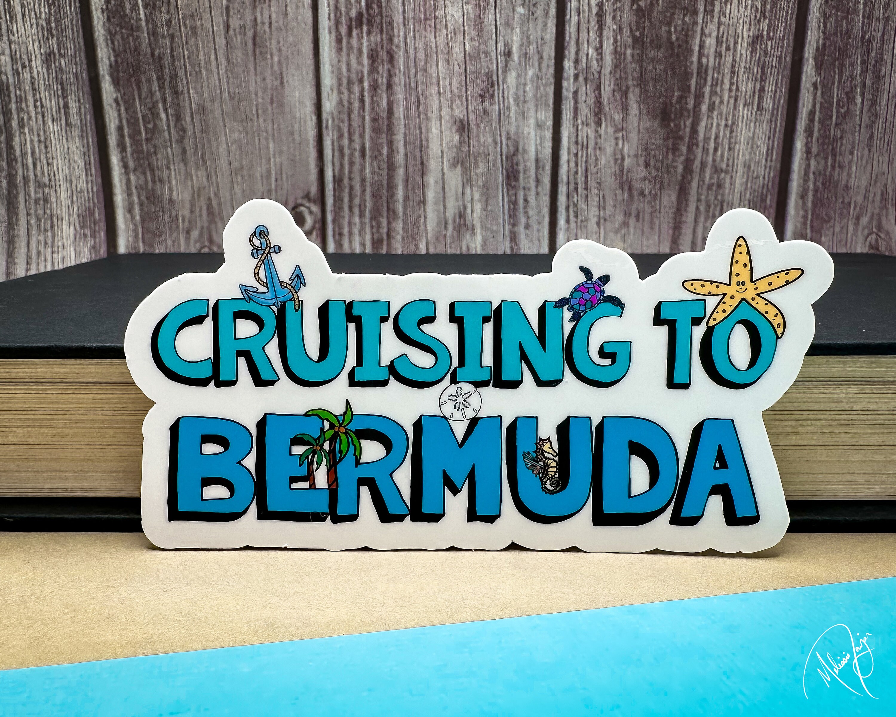 Cruising to Bermuda Sticker: Waterproof Vacation Souvenir - Etsy