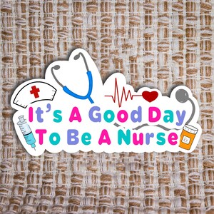 Nurse Stickers, Nursing Student, Cute Nurse Sticker, Nurse Decal ...
