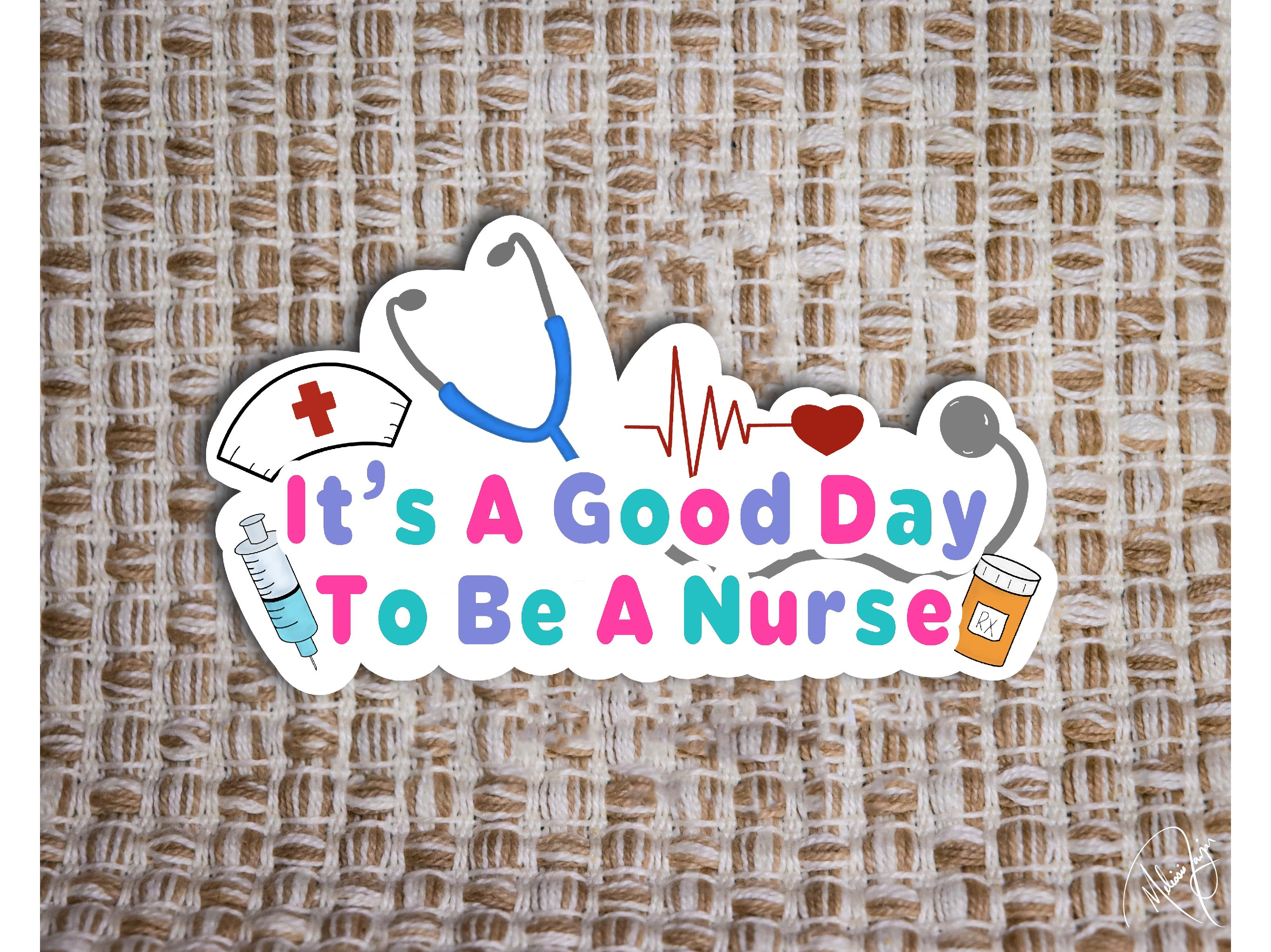 Nurse Stickers, Nursing Student, Cute Nurse Sticker, Nurse Decal ...