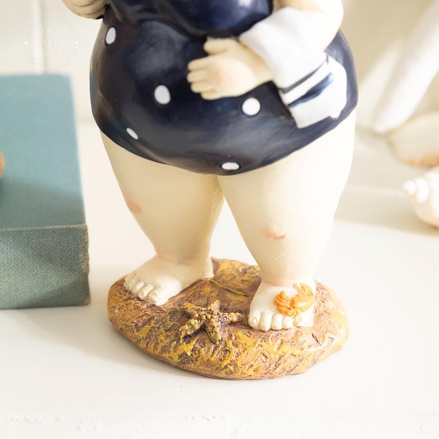 Vintage Beach Figurines - Quirky Swimsuit Ladies Set of 2 - Etsy UK