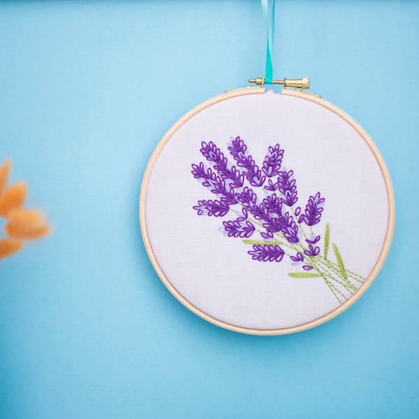 Lavender Embroidery - Etsy