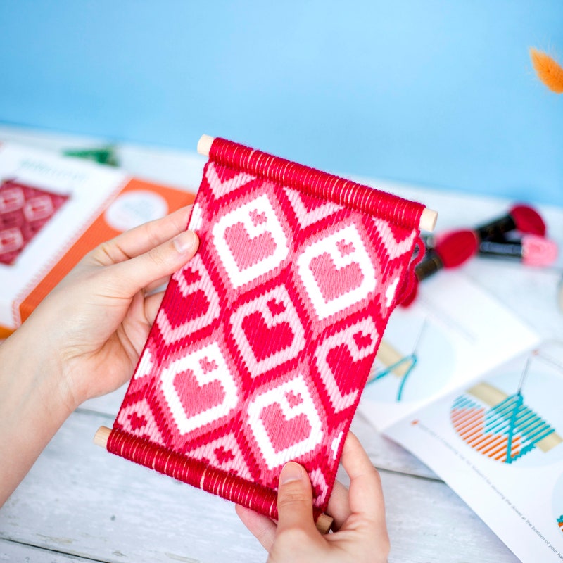 Bargello Heart - Etsy