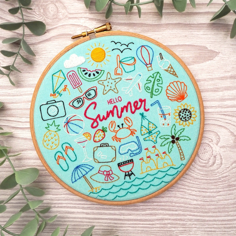 Summer Embroidery - Etsy