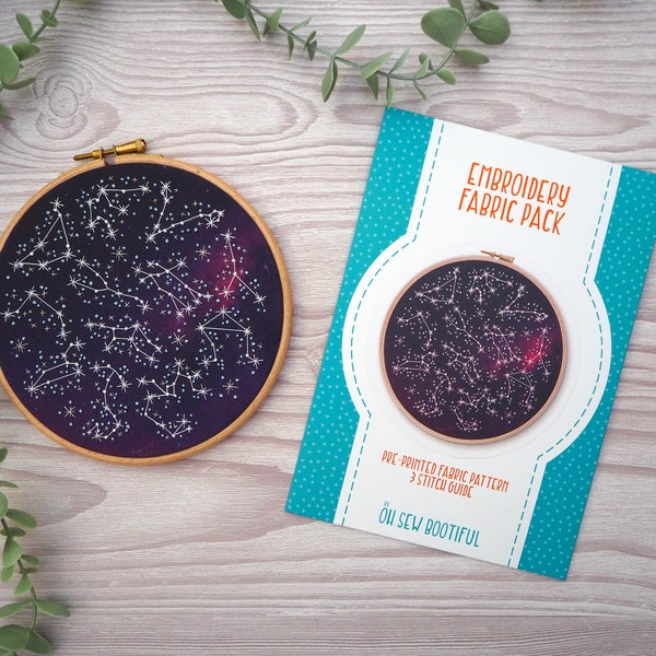 Constellation Embroidery Pattern - Etsy