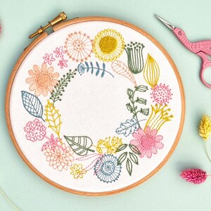 Spring Flowers Embroidery Patterns, Floral Needle Craft Patterns ...